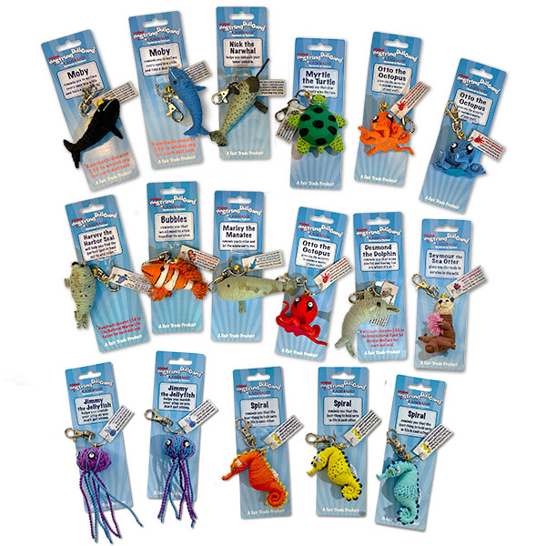 Handmade String Dolls - Undersea - Artichoke Festival